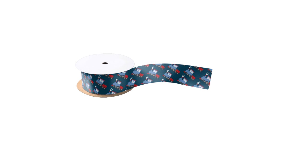 Train themed ribbon | Zazzle
