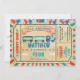 Train ticket boy birthday invitation. invitation | Zazzle