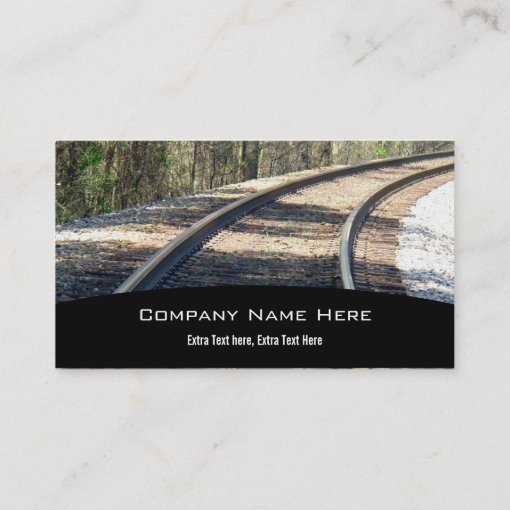 Train Tracks Business Card | Zazzle