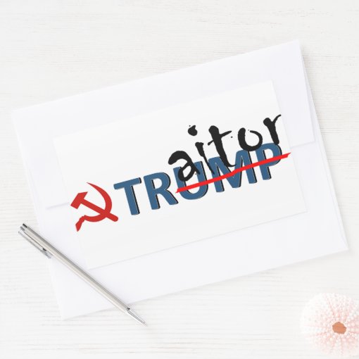 Traitor Trump sticker | Zazzle