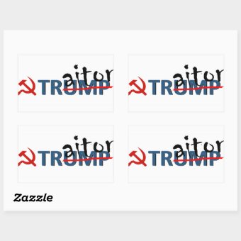 Traitor Trump sticker | Zazzle