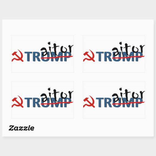 Traitor Trump sticker | Zazzle