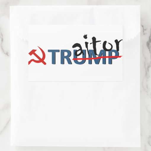 Traitor Trump sticker | Zazzle