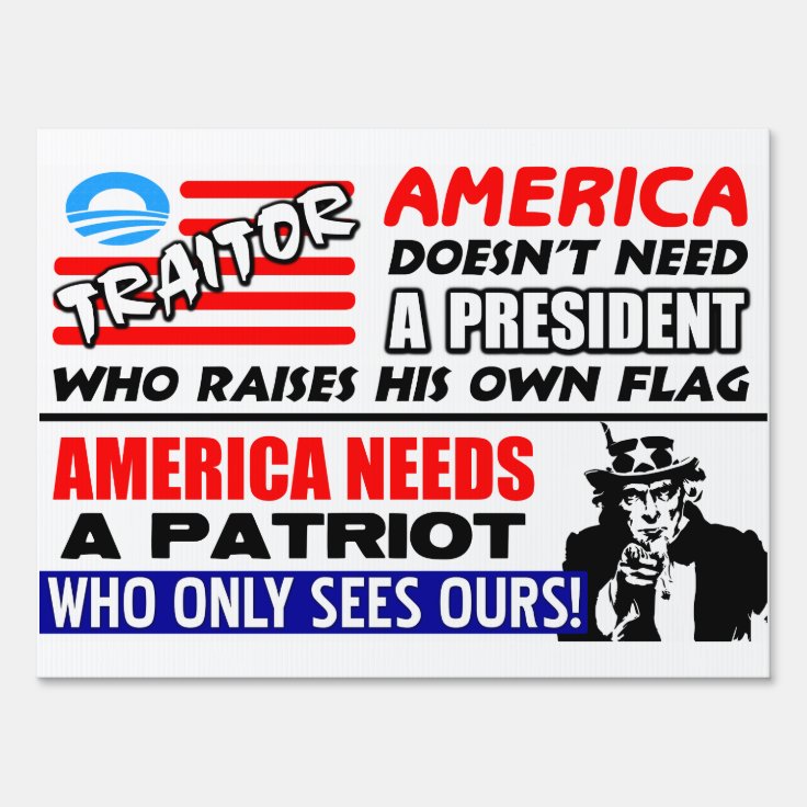 Traitor! Yard Sign | Zazzle