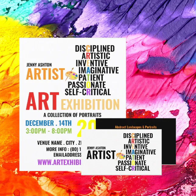 Traits of an Artist, Professional Artist Business Card | Zazzle