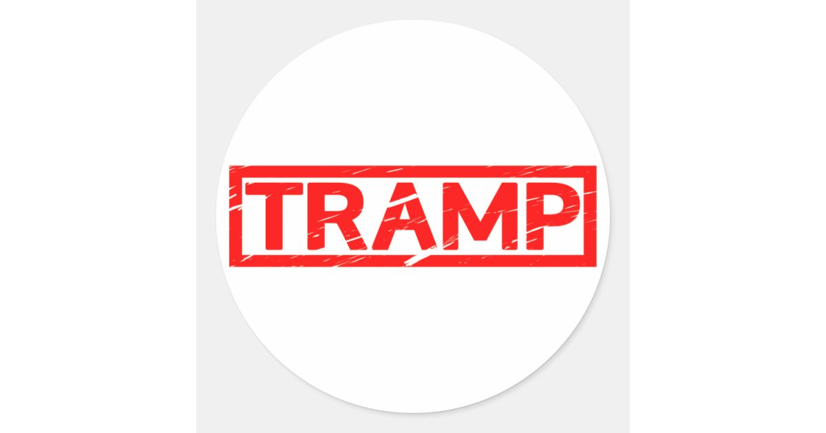 Tramp Stamp Classic Round Sticker | Zazzle