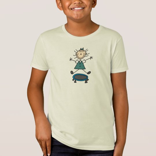 Trampoline Stick Figure Shirt | Zazzle.com