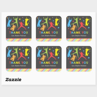Trampoline Stickers / Jump Stickers | Zazzle