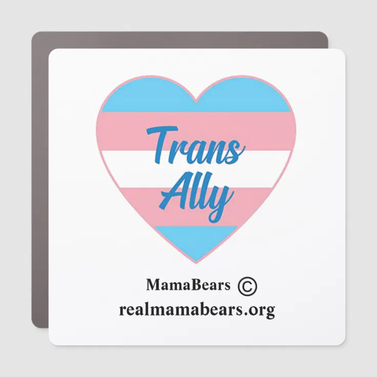 Trans Ally Car Magnet | Zazzle