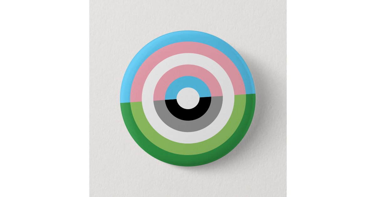 Trans and Aromantic Pride Button | Zazzle