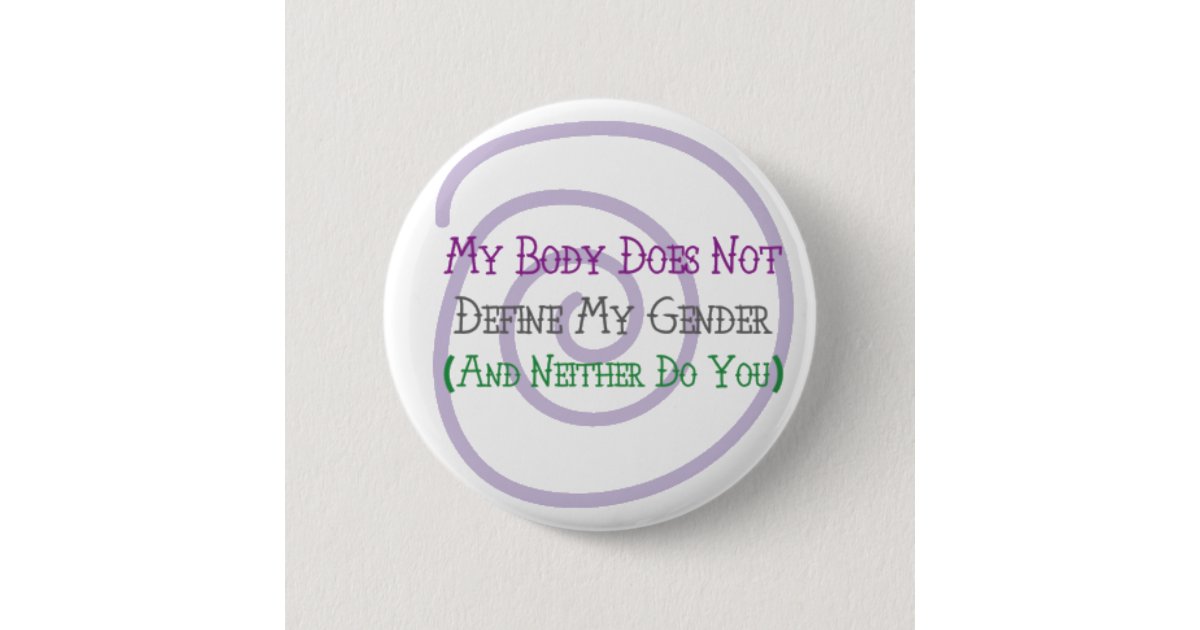 Trans Badge Button | Zazzle