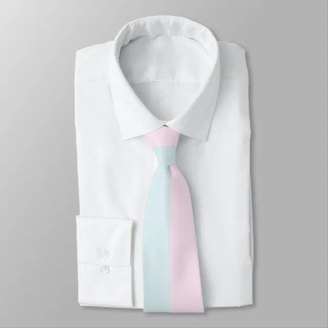 Trans Colors - Male and Female created he them Neck Tie | Zazzle