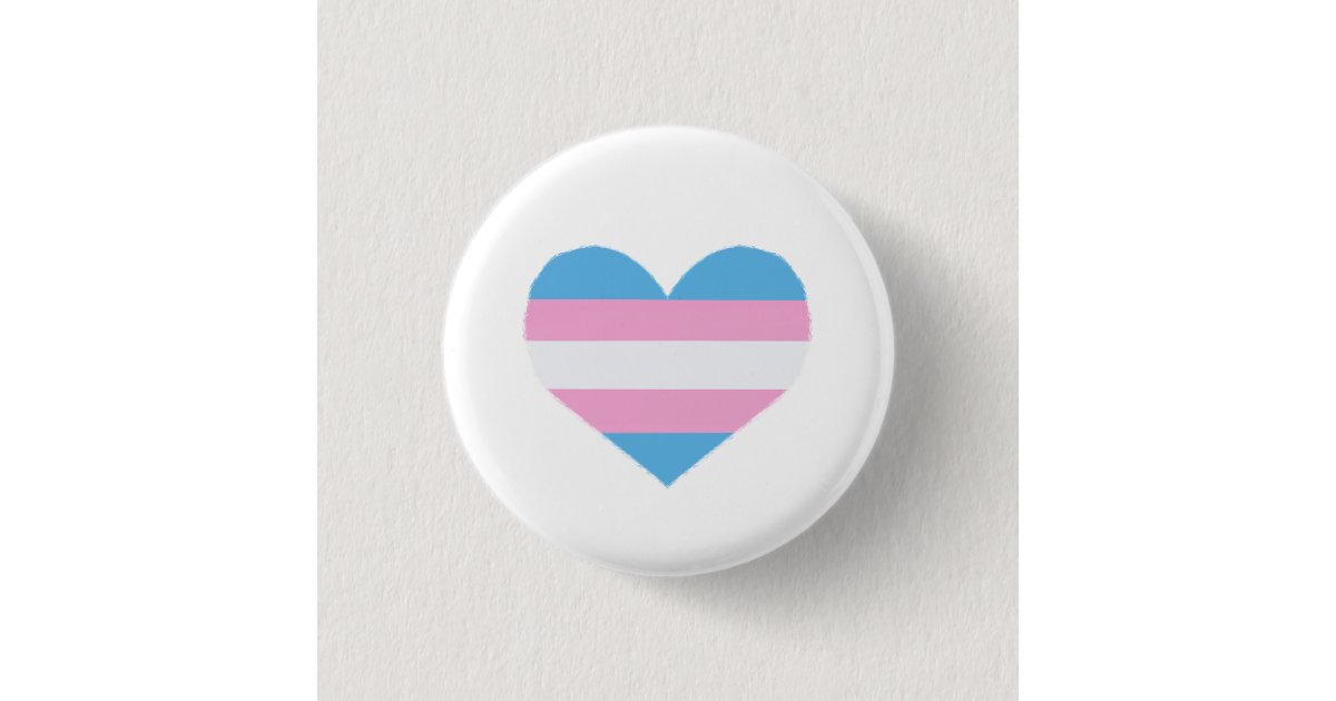 Trans Pride Badge Button | Zazzle