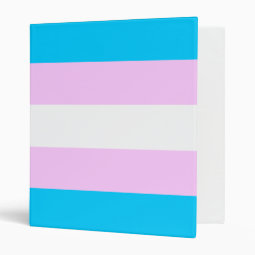 Trans pride binder | Zazzle