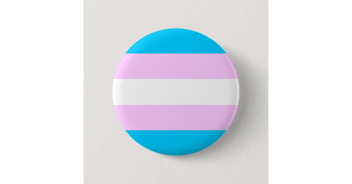 Trans Pride button | Zazzle