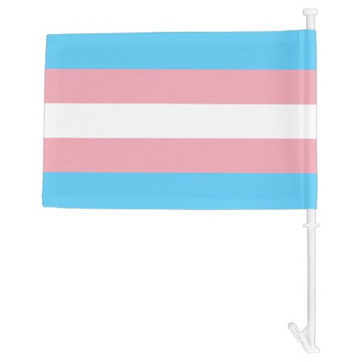 Trans Pride Car Flag | Zazzle