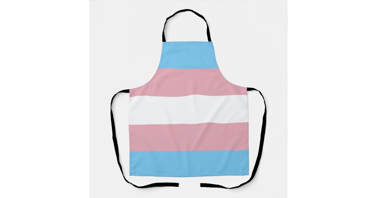 Trans Pride Flag Apron | Zazzle