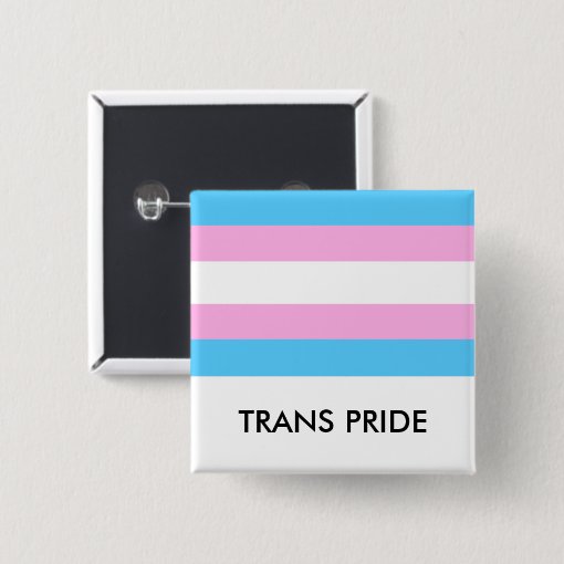 Trans Pride Flag Button | Zazzle