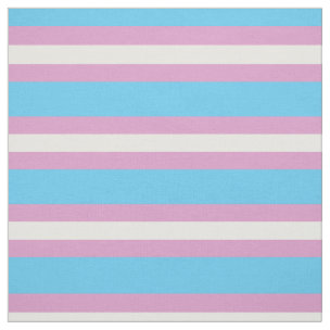 Trans Pride Flag Fabric | Zazzle