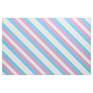 Trans Pride Flag Fabric | Zazzle