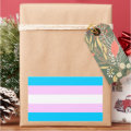 Trans pride flag stickers | Zazzle