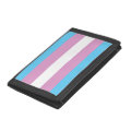 Trans Pride Flag Tri-fold Wallet | Zazzle
