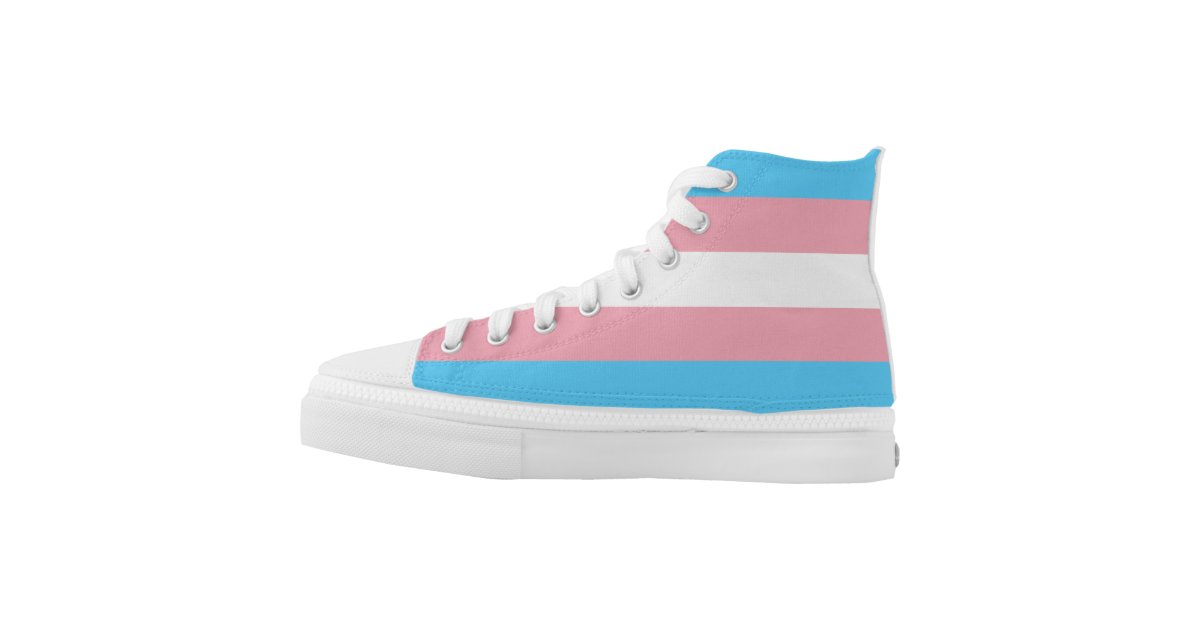 Trans Pride High-Top Sneakers | Zazzle