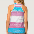 Trans Pride Paint Tank Top | Zazzle