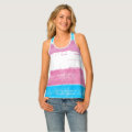 Trans Pride Paint Tank Top | Zazzle