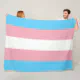 Trans Pride (Transgender Pride) Flag Fleece Blanket | Zazzle