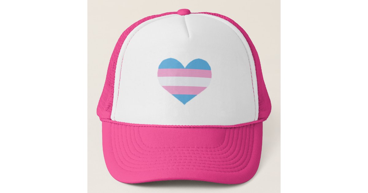 Trans Pride Trucker Hat | Zazzle