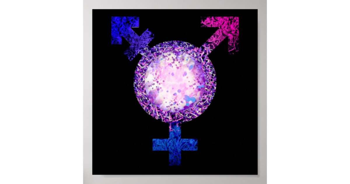 Trans Symbol Poster | Zazzle