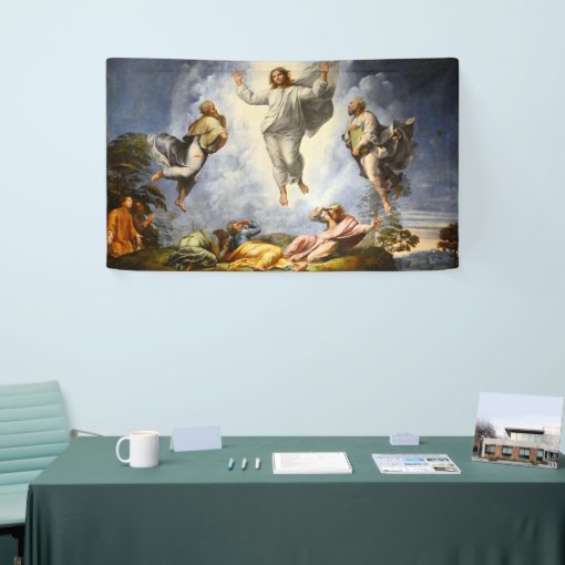 Transfiguration of Christ - Raphaello Sanzio 1520 Banner | Zazzle