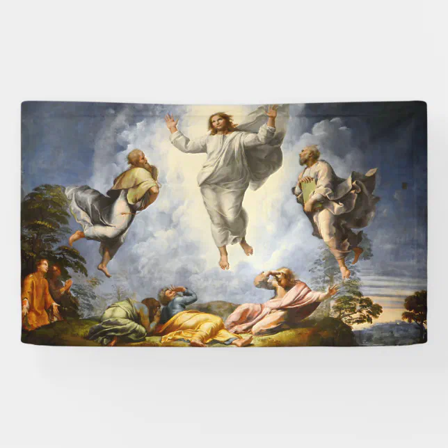 Transfiguration of Christ - Raphaello Sanzio 1520 Banner | Zazzle