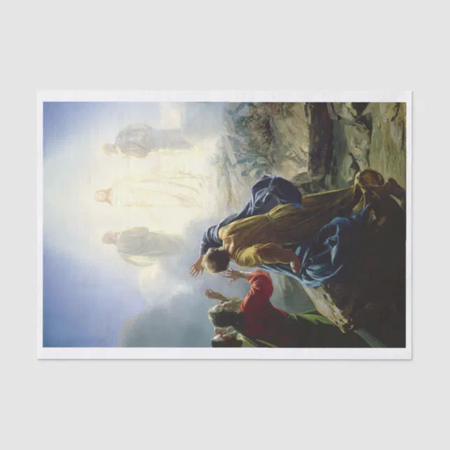 Transfiguration of Jesus, Decoupage Tissue Paper | Zazzle