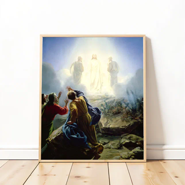 Transfiguration of Jesus, Religious Poster | Zazzle