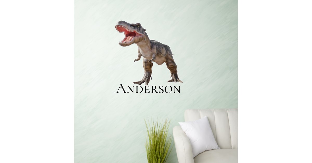 Transform Your Child's Room with a T-Rex Wall Decal | Zazzle