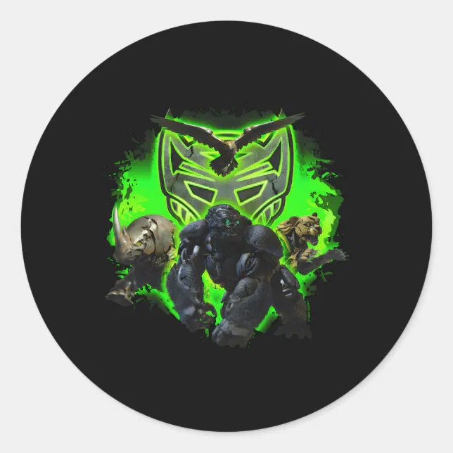 Transformers Rise Of The Beasts Maximals Classic Round Sticker | Zazzle