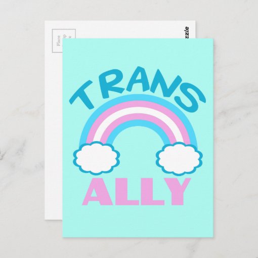 Transgender Ally Postcard | Zazzle