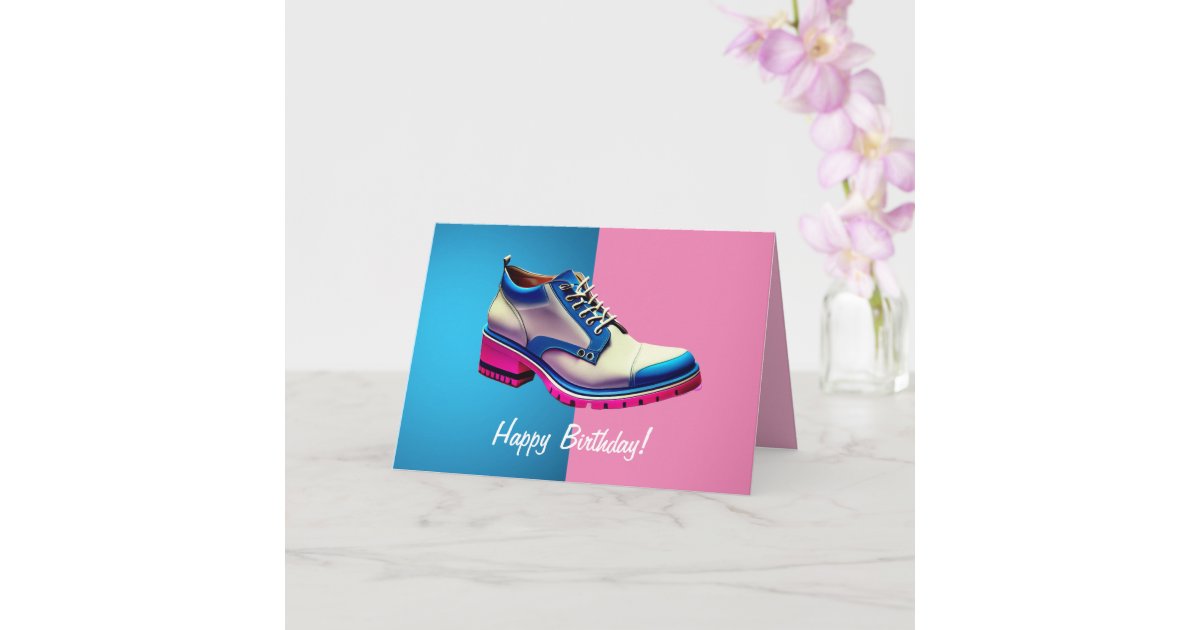Transgender Birthday, 5" x 7" Folded Birthday Card | Zazzle