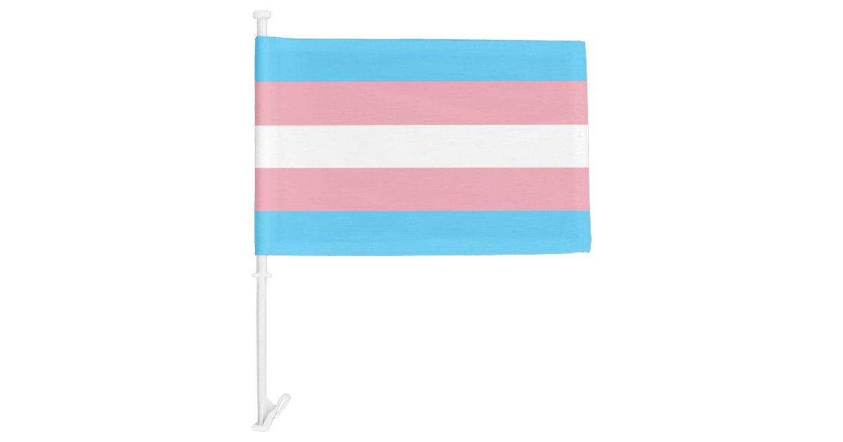 Transgender Car Flag | Zazzle
