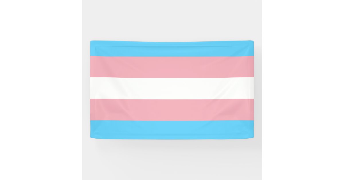 Transgender Flag Banner | Zazzle