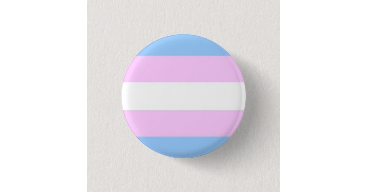 Transgender Flag Button | Zazzle