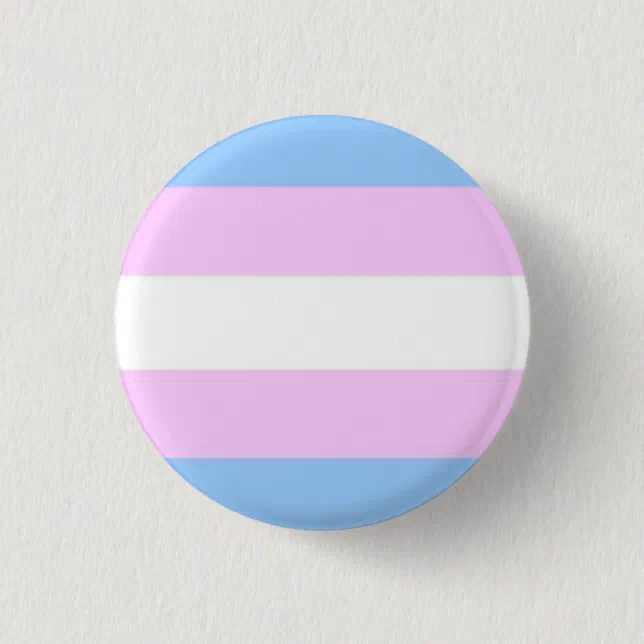 Transgender Flag Button | Zazzle