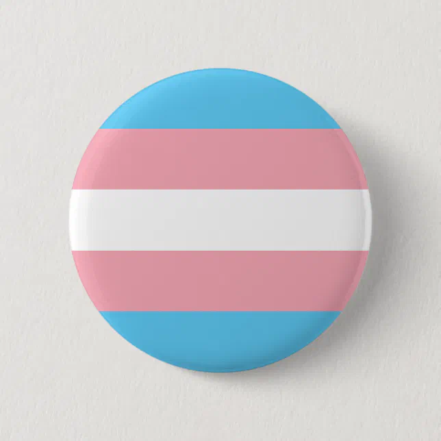 Transgender Flag Button - | Zazzle
