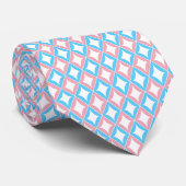 Transgender Flag Diamonds Pride Neck Tie | Zazzle