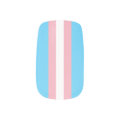 Transgender Flag LGBT Pride Minx Nail Art | Zazzle