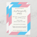 Transgender flag trans pride tday party Invitation | Zazzle