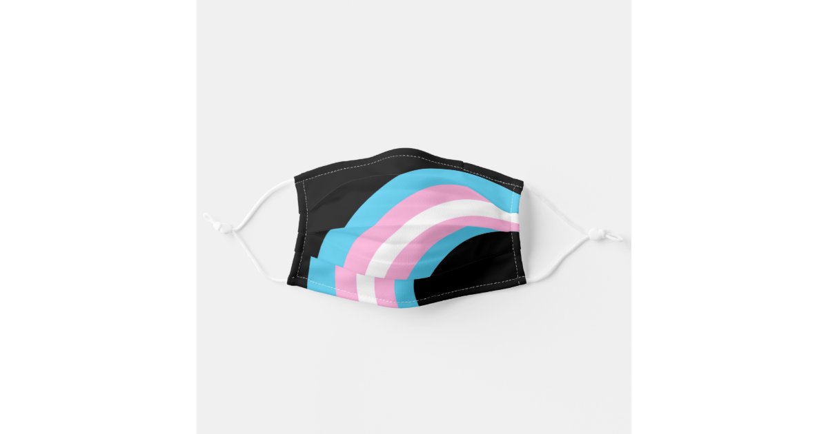 Transgender Pride Adult Cloth Face Mask | Zazzle