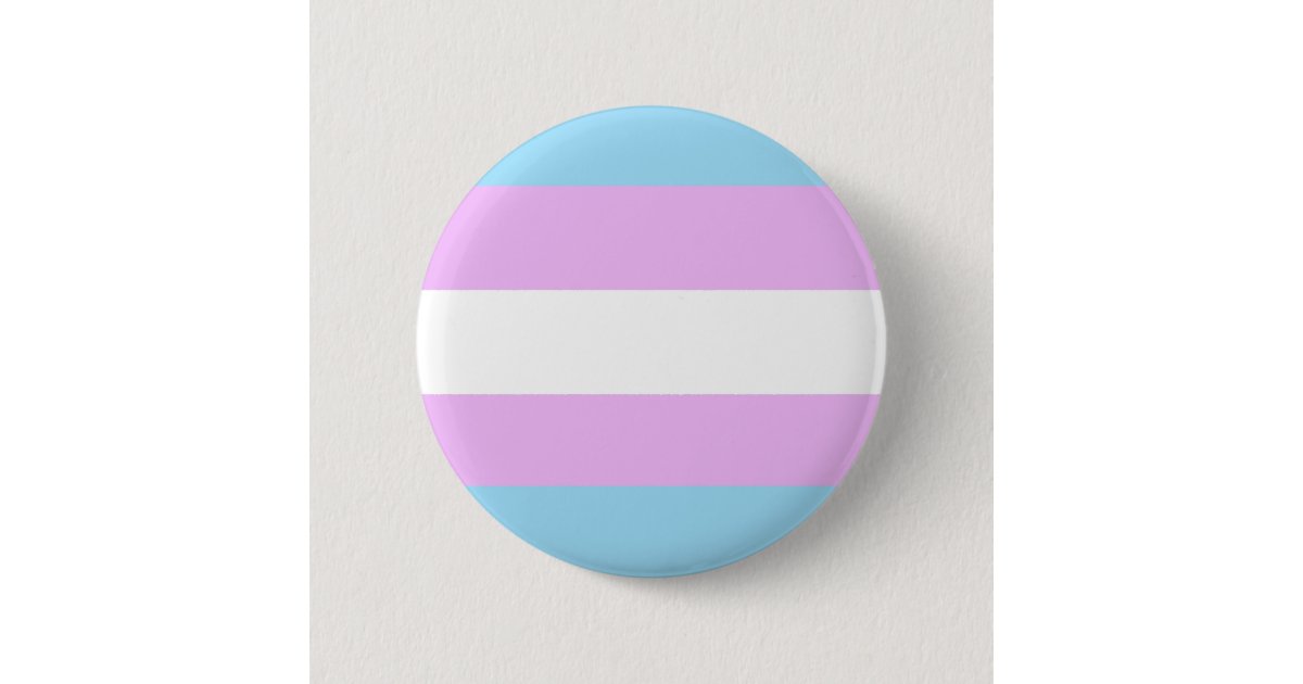 Transgender pride button | Zazzle